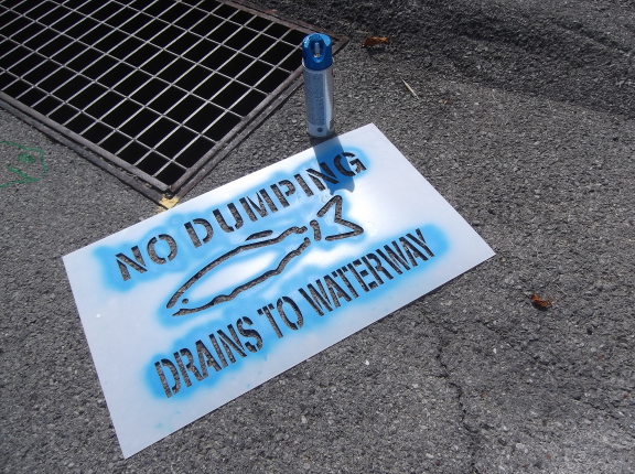 Butler Completes Storm Drain Stenciling and Marker Program » pacd.org